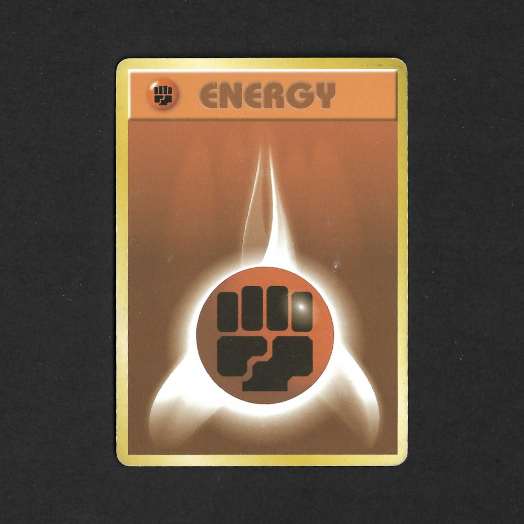 PTCG Pokemon Trading Card Game Basic Fighting Energy (Expansion Pack ...