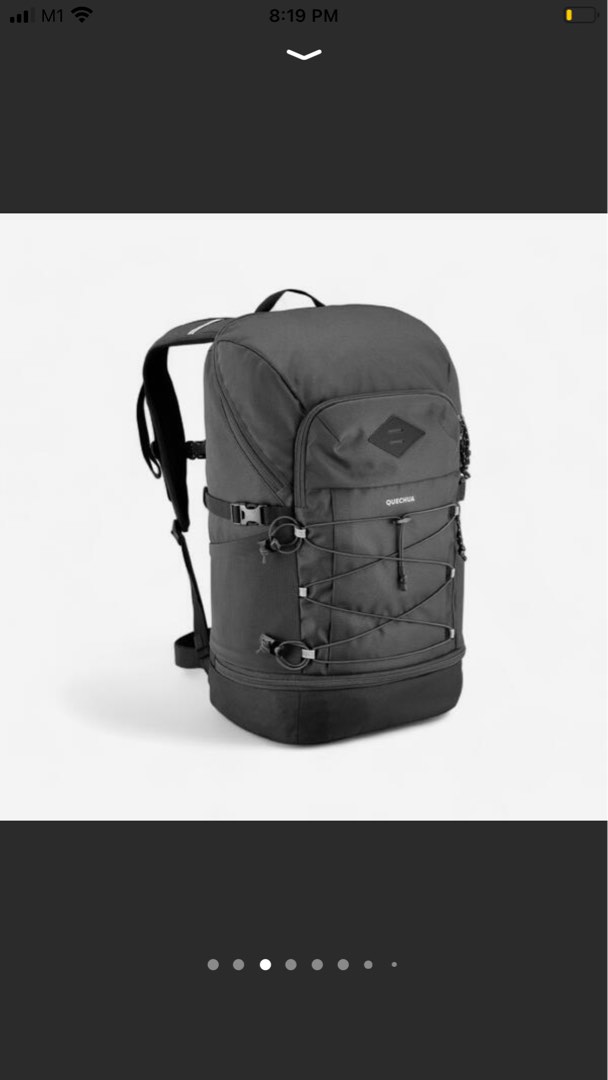 Decathlon Quechua 30L Backpack - Black, Men's Fashion, Bags, Backpacks ...