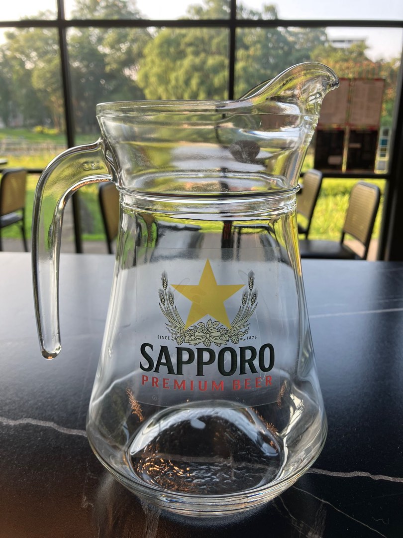Sapporo Premium Beer Jug, Furniture & Home Living, Kitchenware ...