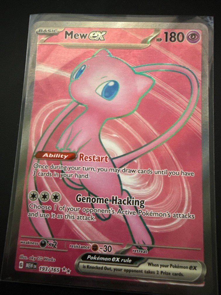 Scarlet & Violet 151 - Mew ex (Pokemon), Hobbies & Toys, Toys & Games ...
