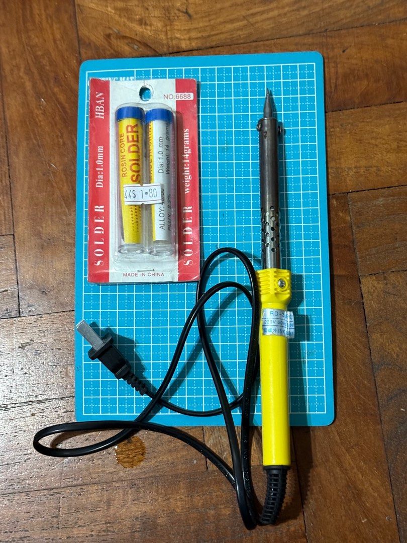 Soldering Iron & solder & pad, Everything Else on Carousell