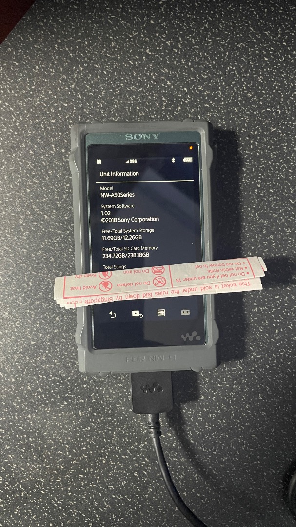 Sony NW-A50 Series MP3 Player, Audio, Portable Music Players on Carousell