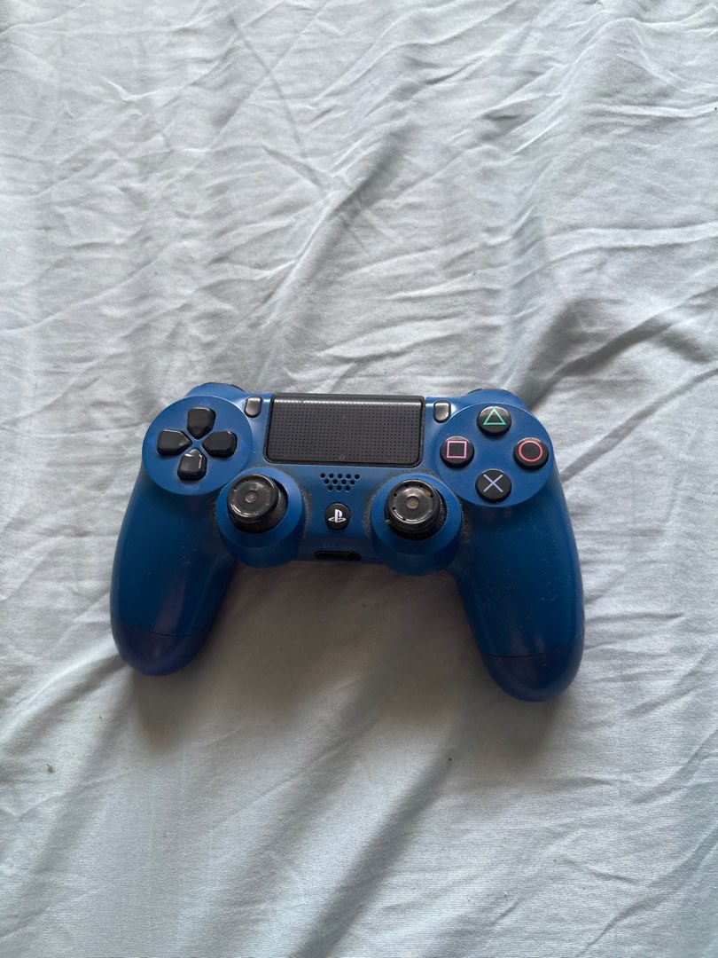 Sony PlayStation 4 DualShock 4 Controller - Blue, Video Gaming, Gaming ...
