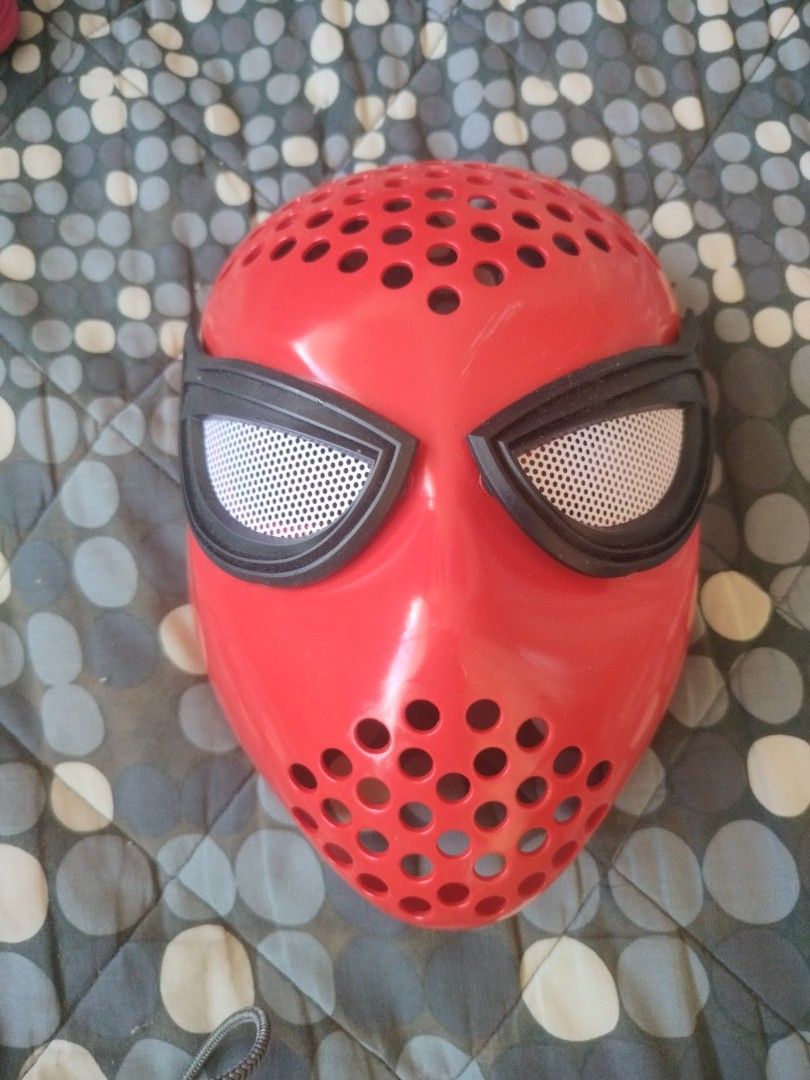 Spiderman face shield, Hobbies & Toys, Toys & Games on Carousell