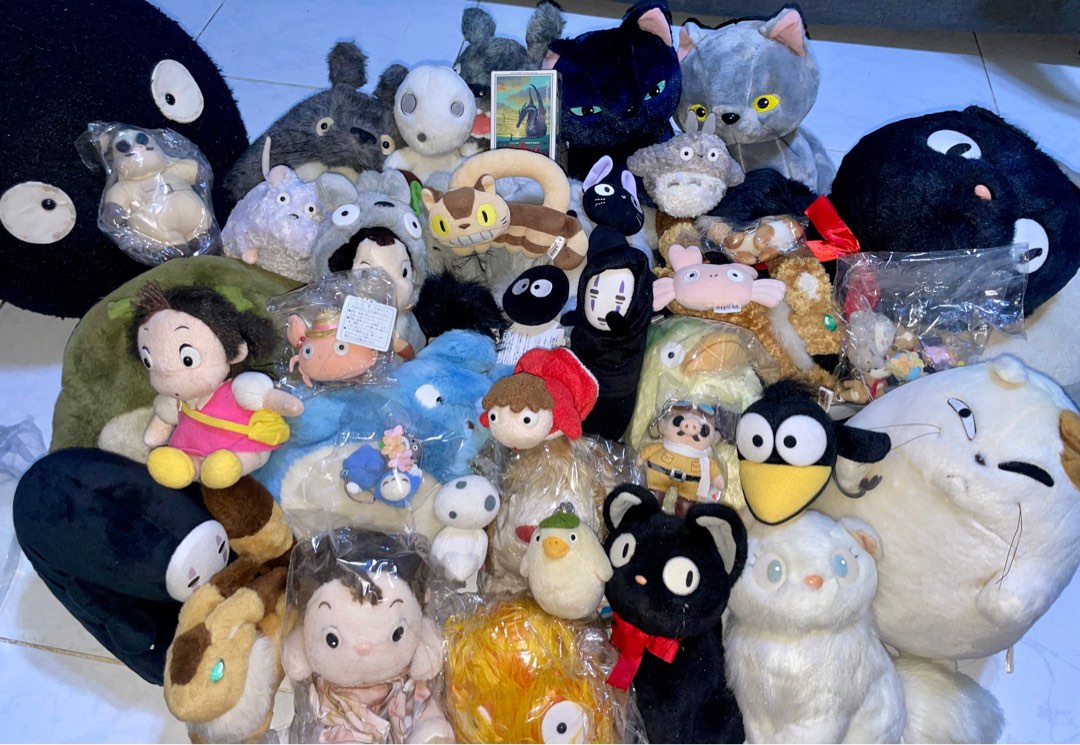 Studio Ghibli Plushies Merch, Hobbies & Toys, Toys & Games on Carousell