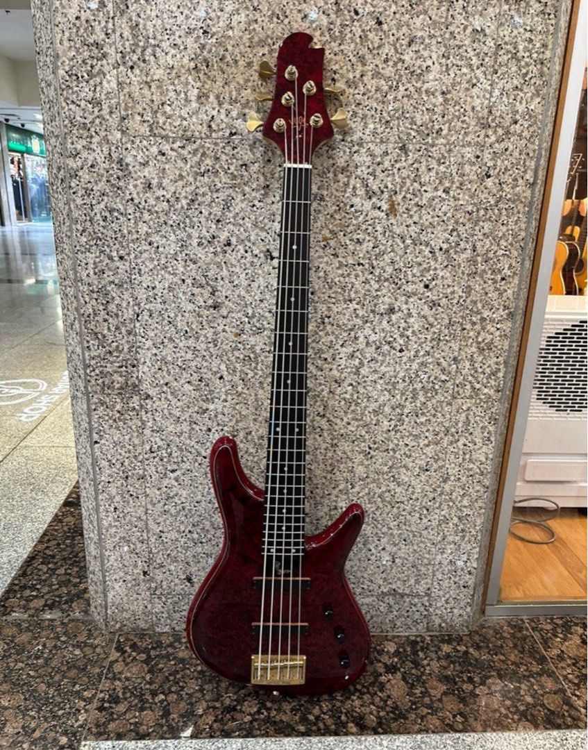 Sugi NB5 E 432 POP/ASH GLR 5 String Bass Guitar, Hobbies & Toys ...
