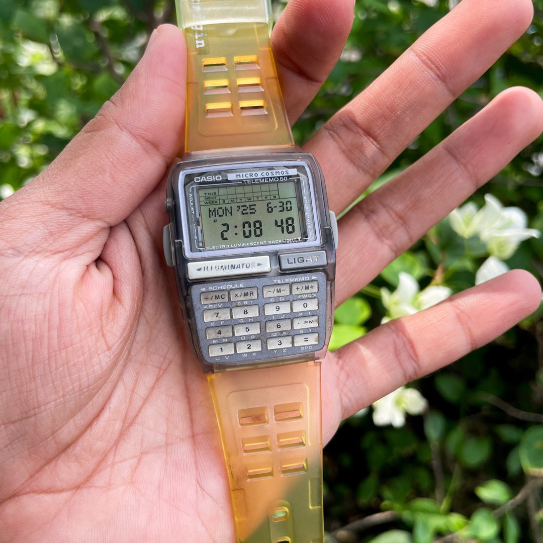 Vintage Casio Databank Calculator, Men's Fashion, Watches & Accessories ...