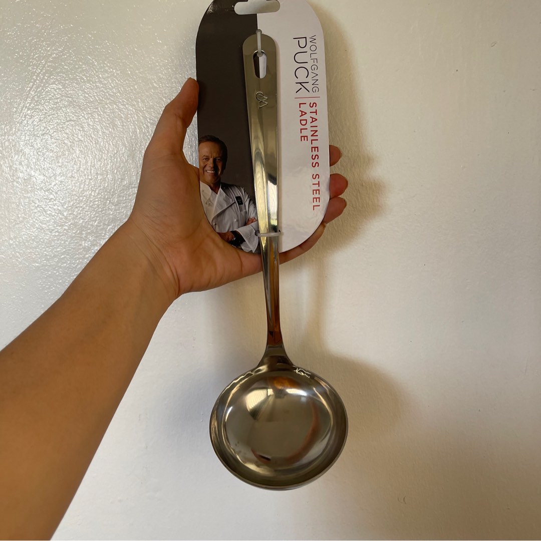 Wolfgang Puck Stainless Steel Soup Ladle, Furniture & Home Living ...