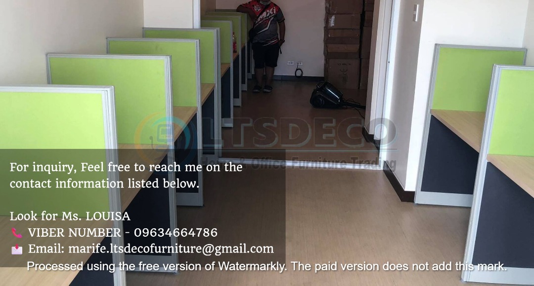 workstation tables bpo system office partitions, Furniture & Home ...