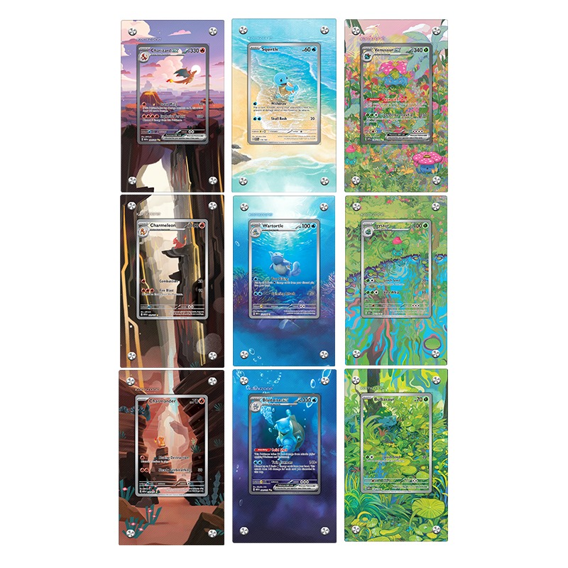 151 starters bundle - Pokémon Extended Artwork Protective Display Case ...