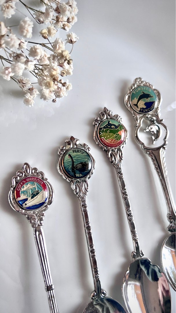 澳洲製1930-1980年代復古鍍銀茶匙｜單支販售, 書籍、休閒與玩具, 收藏、紀念品, 其他古董在旋轉拍賣