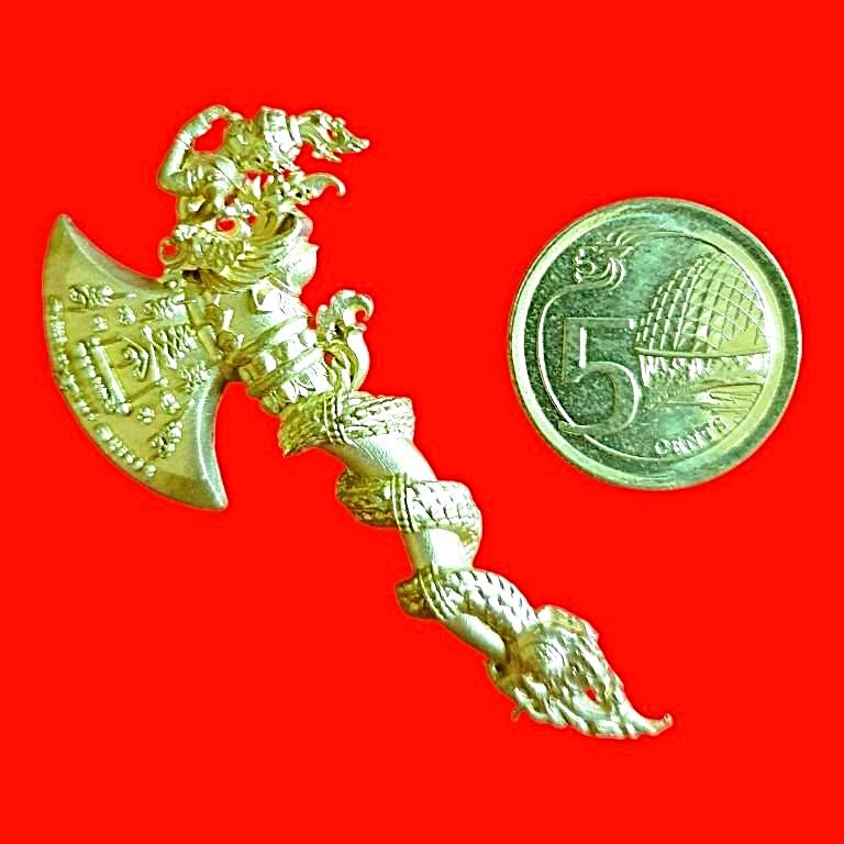 [$49] Magic Axe with Garuda/Phayanak Naga Handle, Samnaksong Khao Sam ...