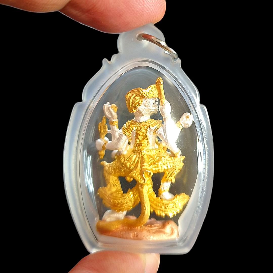 [$80] Eight Hands Phra Hanuman 3k Roop Lor, LP Key, BE2554 [Believed to ...