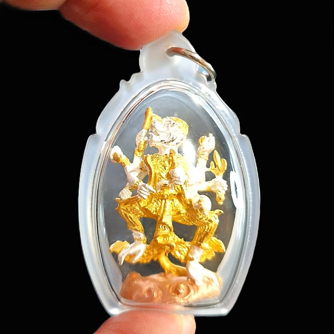 Eight Hands Phra Hanuman 3k Roop Lor, LP Key, BE2554 [Believed to ...
