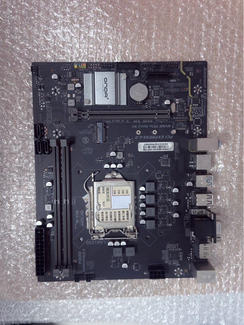 二手 ONDA H510-VH H510 DDR4 LGA1200 MATX MB , 電腦＆科技, 桌上電腦 - Carousell