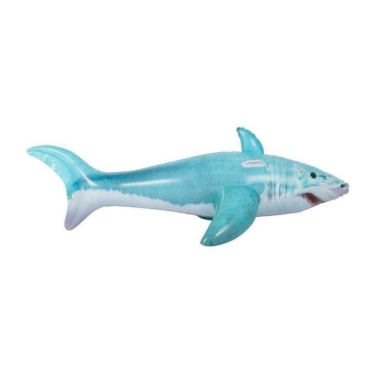 Anko Inflatable Shark Rider Kids Pool Float Inflatable Ride On Shark ...