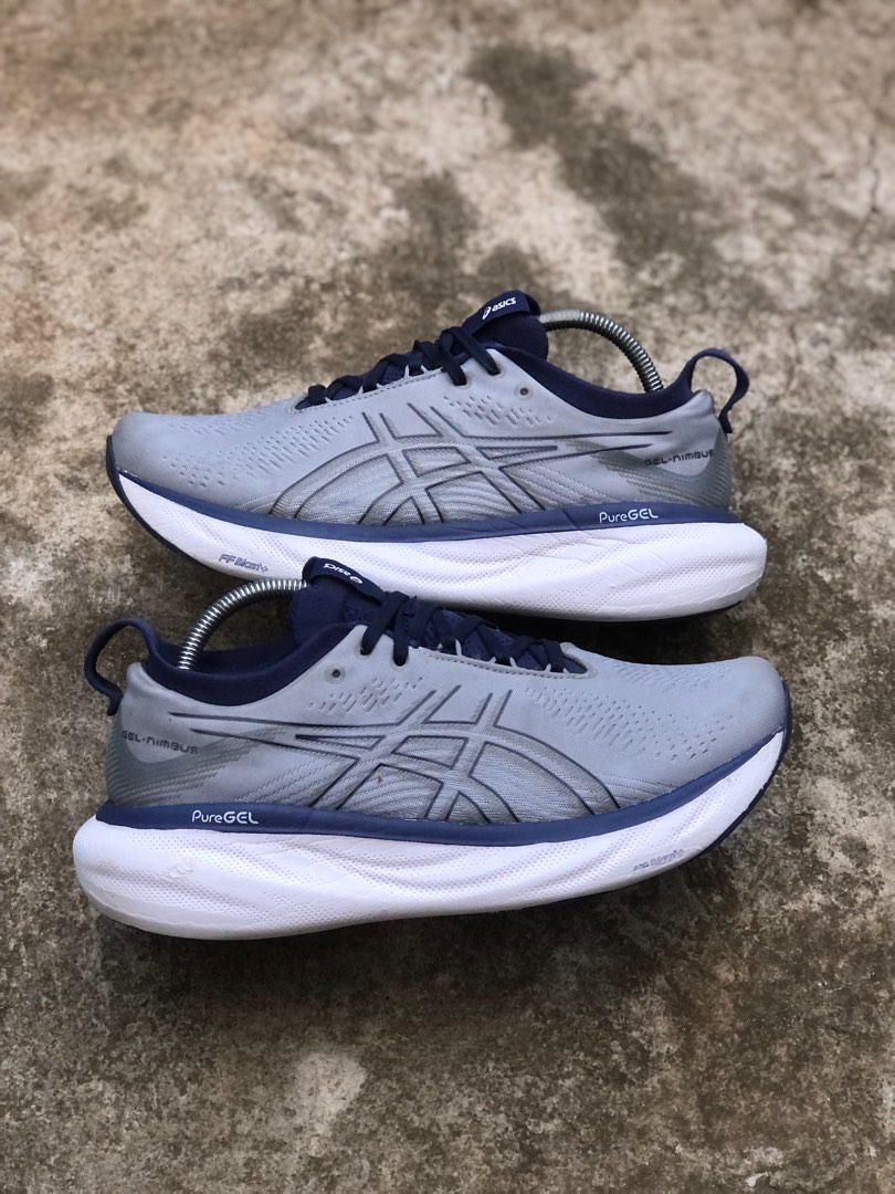 Asics Nimbus 25 (indigo blue), Men's Fashion, Footwear, Sneakers on ...