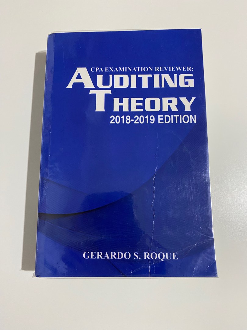 Auditng Theory 2018-2019 Edition by Gerardo Roque, Hobbies & Toys ...