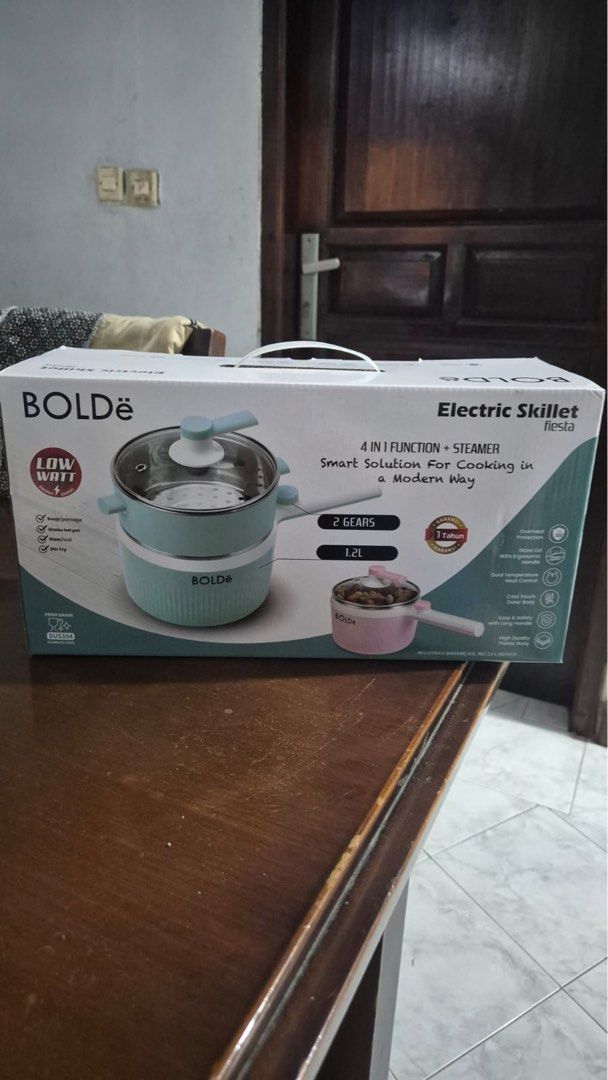 Bolde Electric Skillet Fiesta low watt, Perabotan Rumah di Carousell