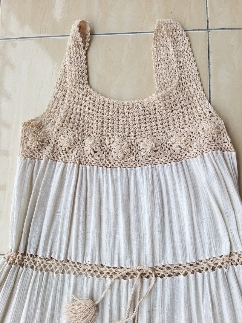 Broken White Greek Goddess Mididress | dress longdress renda putih y2k ...