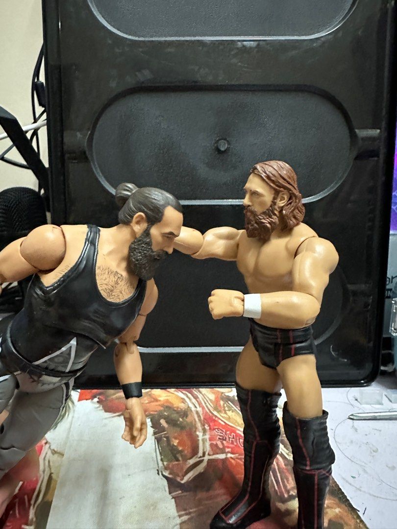Bryan wwe figure, Hobbies & Toys, Toys & Games on Carousell