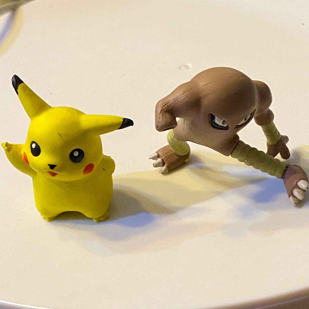 BUNDLE POKEMON PIKACHU AND HITMONLEE COLLECTIBLE FIGURE, Hobbies & Toys ...