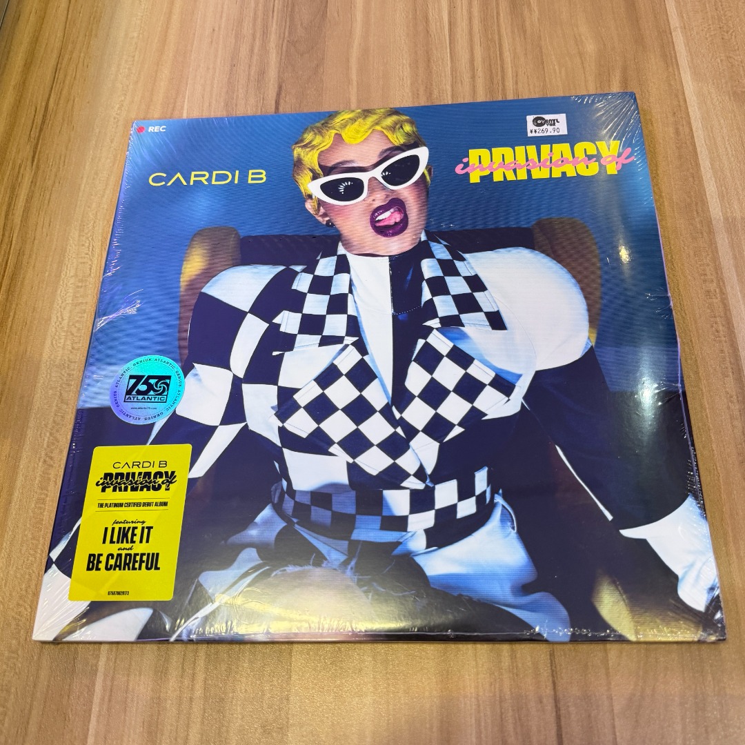 Cardi B – Invasion of Privacy LP Vinyl | Limited Edition Crystal Clear ...