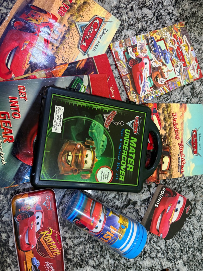 Cars disney storybook combo, Hobbies & Toys, Books & Magazines, Storybooks on Carousell