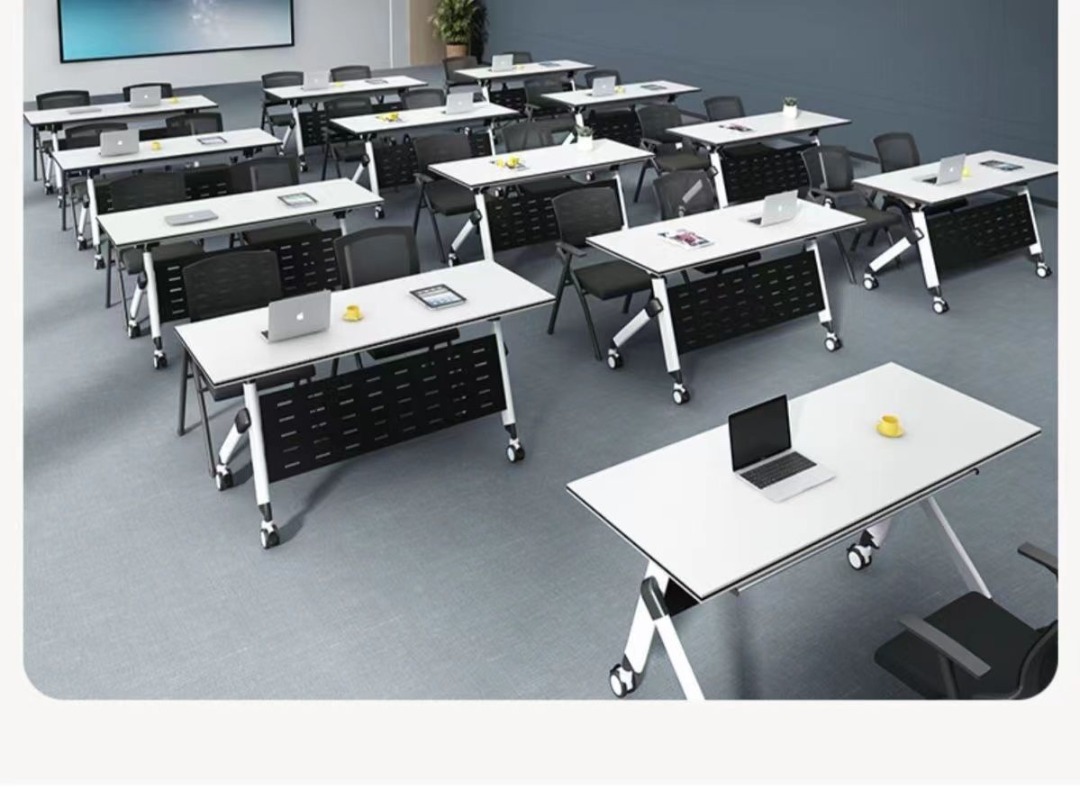 Customizable Size Folding Conference Desk Conference Table Folding ...