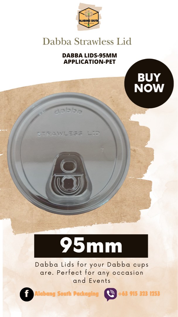 Dabba Strawless lid, Everything Else, Others on Carousell