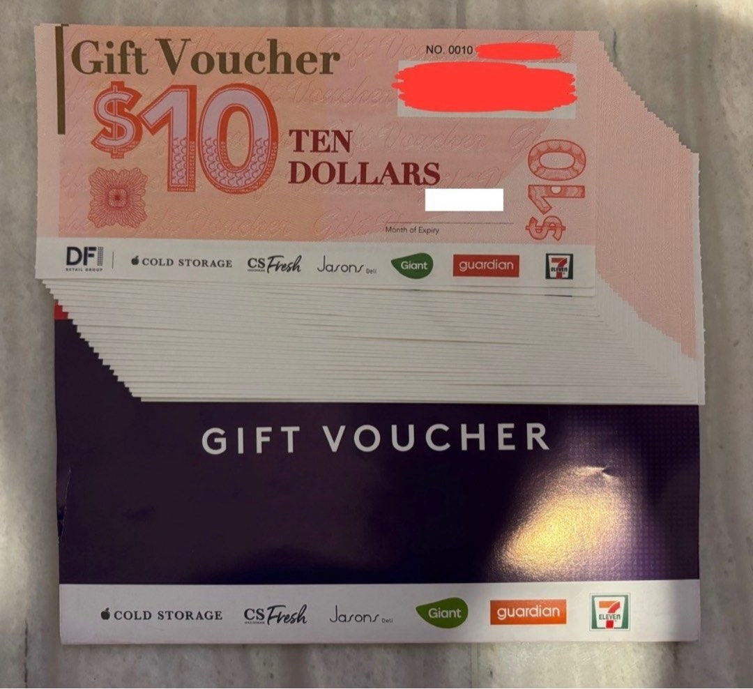 DFI Cold Storage Giant Vouchers, Tickets & Vouchers, Vouchers on Carousell