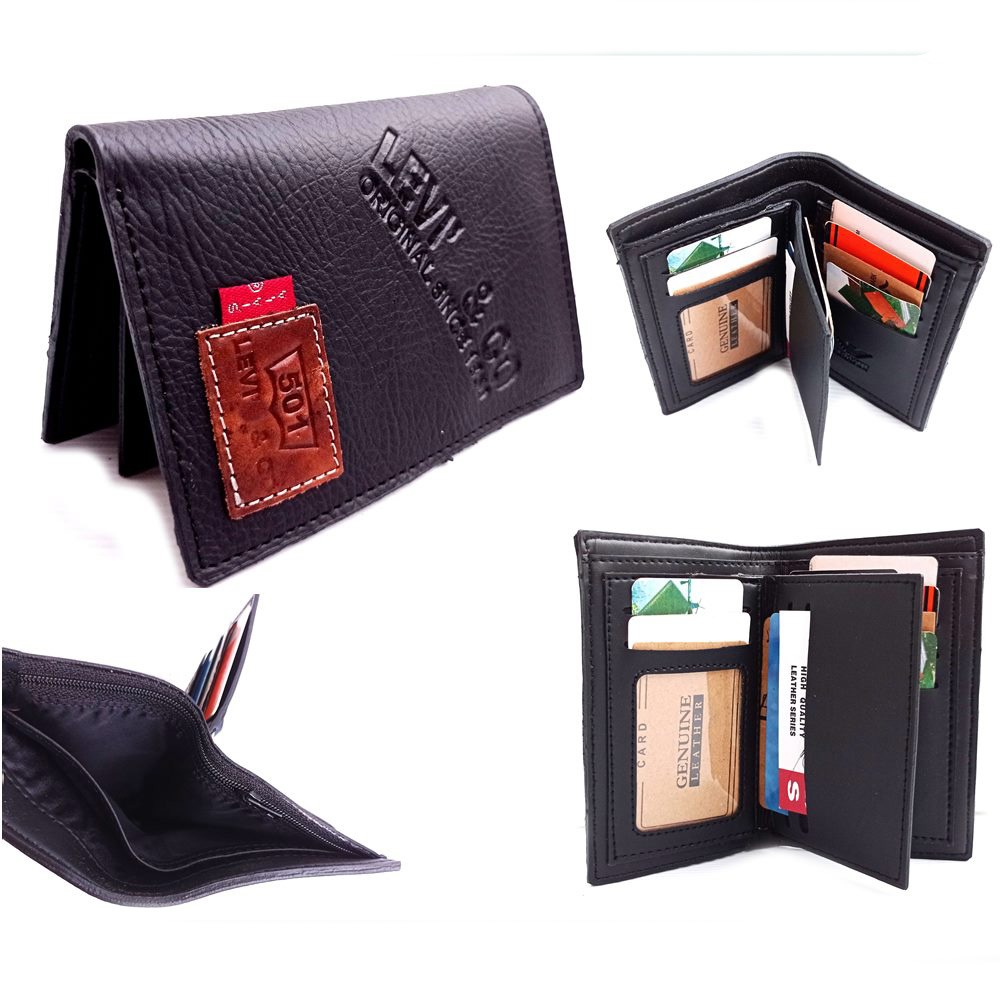 Dompet Branded Kulit Stand Emboss Grafity Lipat New, Fesyen Pria, Tas ...