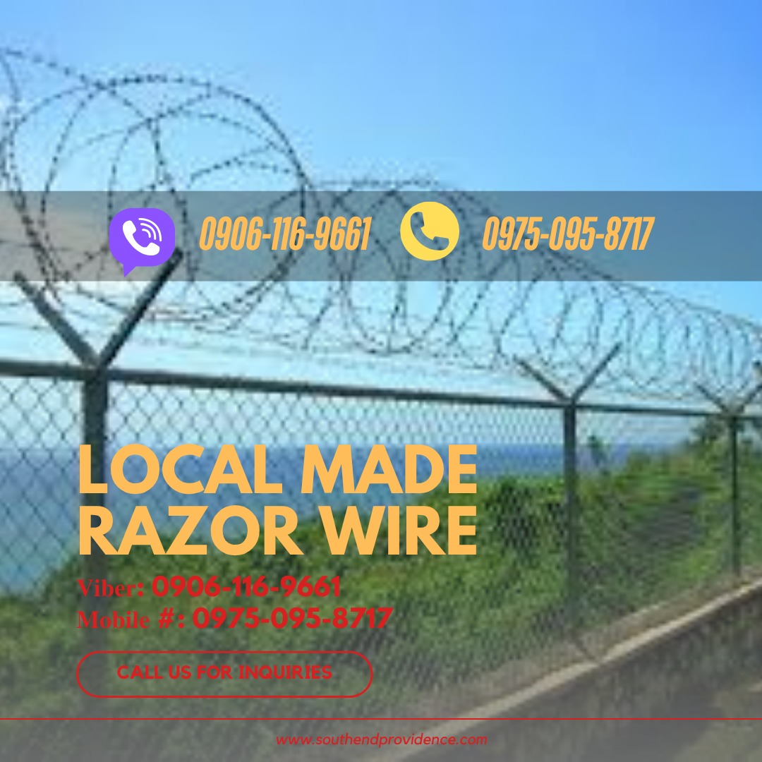 FENCE Galvanized Coat Barbed Wire Razor Wire FencHog Wire GI Sheet 4x8 ...