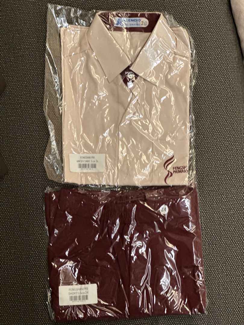 Fengshan Primary School Boys Uniform set, Babies & Kids, Babies & Kids ...