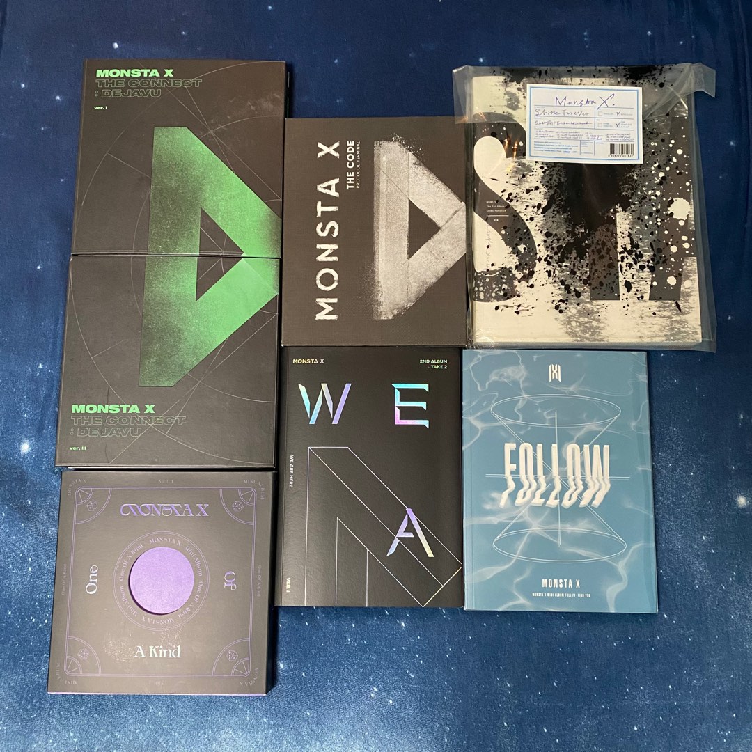 free monsta x unsealed albums, Hobbies & Toys, Memorabilia ...