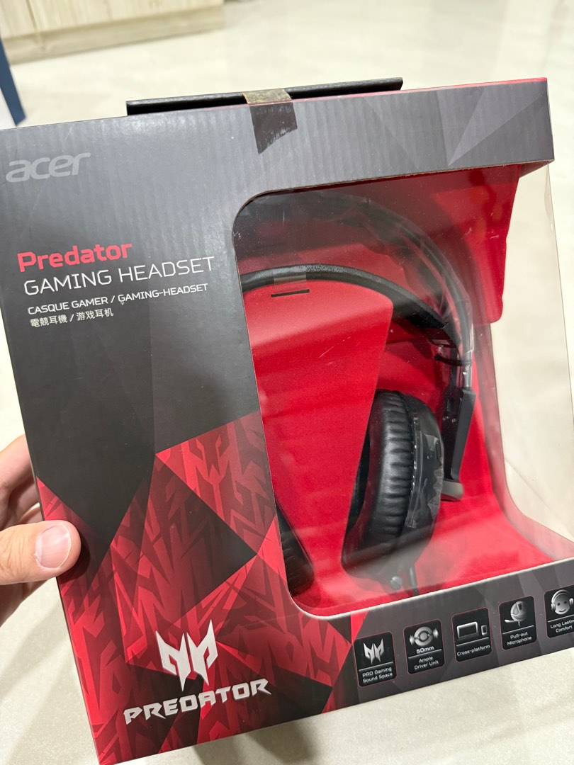 Gaming Headset Acer Predator, Audio, Headphones & Headsets on Carousell