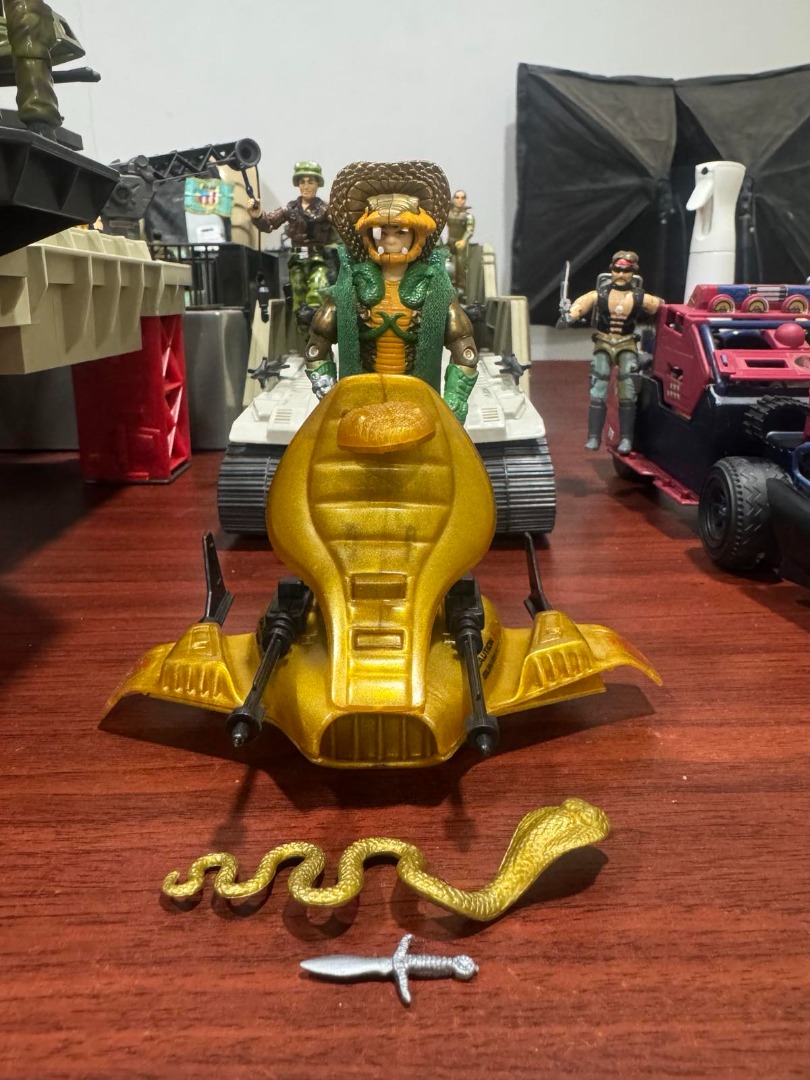 GI JOE SERPENTOR AND AIR CHARIOT, Hobbies & Toys, Toys & Games on Carousell