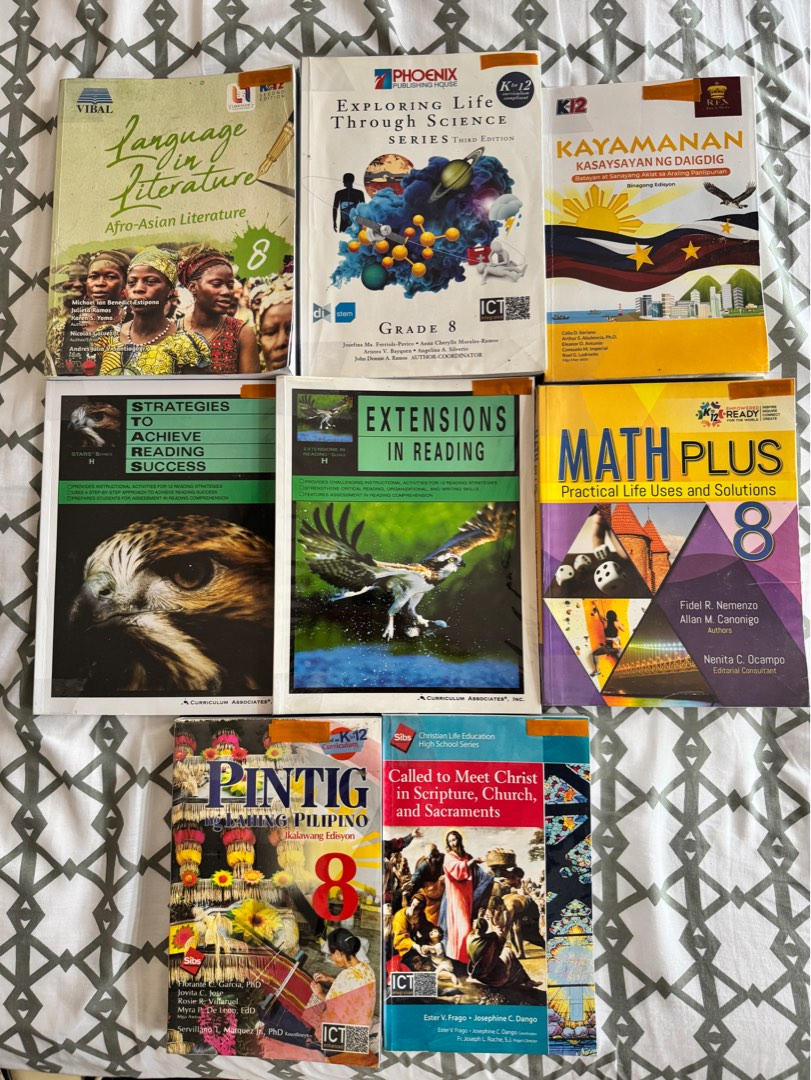 Grade 8 Textbooks, Hobbies & Toys, Books & Magazines, Textbooks on Carousell