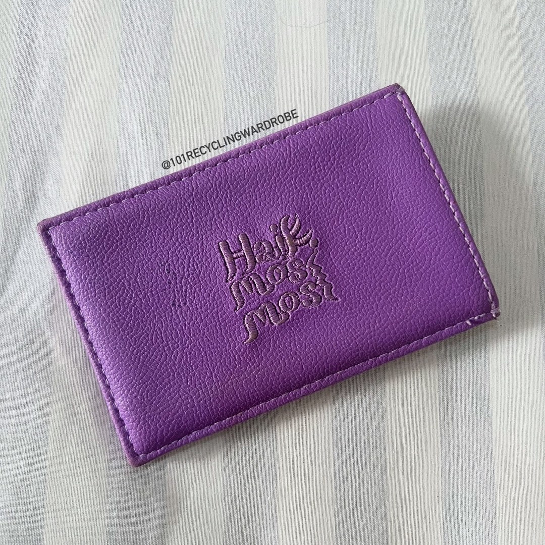 Haik Mosi Mosi Card Wallet in Purple by Kanoko Takaya, Fesyen Wanita, Tas & Dompet di Carousell