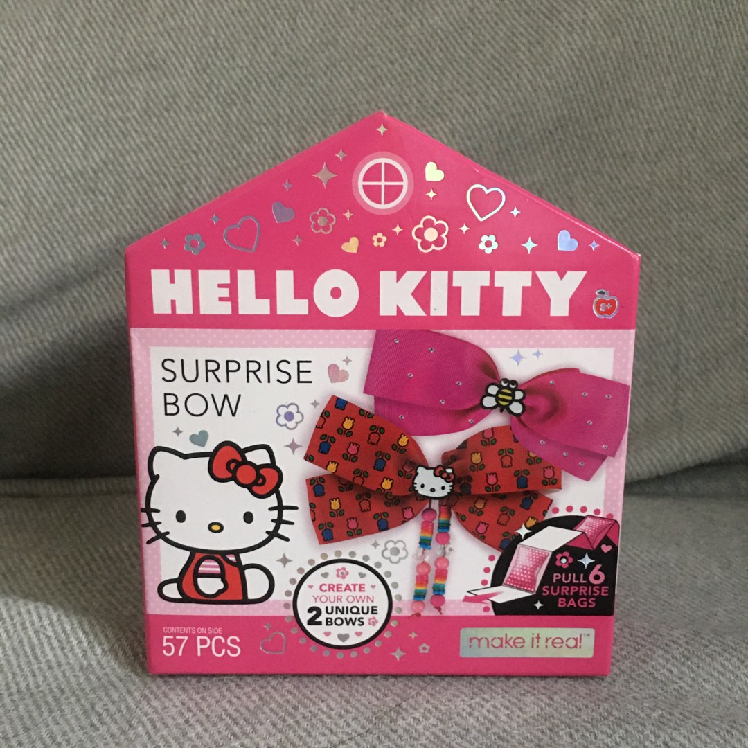 Hello Kitty Surprise Bow, Hobbies & Toys, Stationery & Craft, Handmade ...
