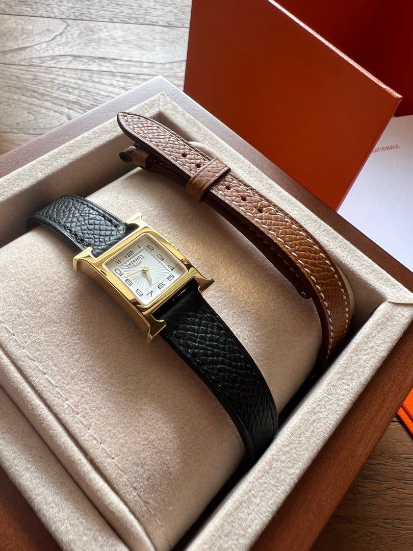 Hermes Heure H Watch, Small Model with 2 straps, Luxury, Watches on ...