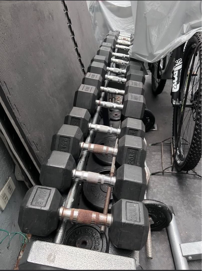 Hexagon Dumbbells/ weights, Everything Else, Others on Carousell