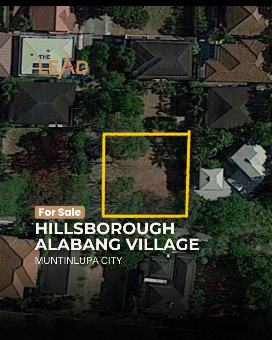 Hillsborough Alabang lot for sale corner lot 731 sqm near Ayala Alabang Village Alabang Hills ...