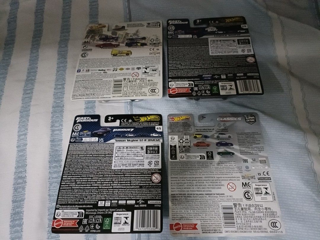 Hotwheels premium JDM Fast and Furious Mazda Miata Cosmo Toyota Soarer ...