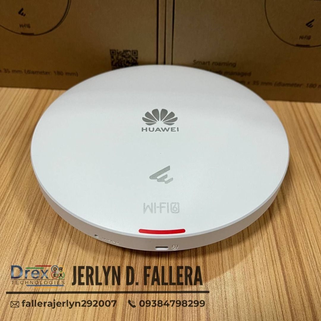 Huawei Ekit AP361 Wi-Fi 6, AX1800 Indoor access point 2.4 GHz (2x2 MIMO) and 5 GHz (2x2 MIMO ...