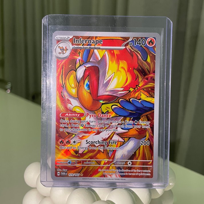 Infernape 173/167 IR Twilight Masquerade Pokemon TCG SIR SAR Full Art ...