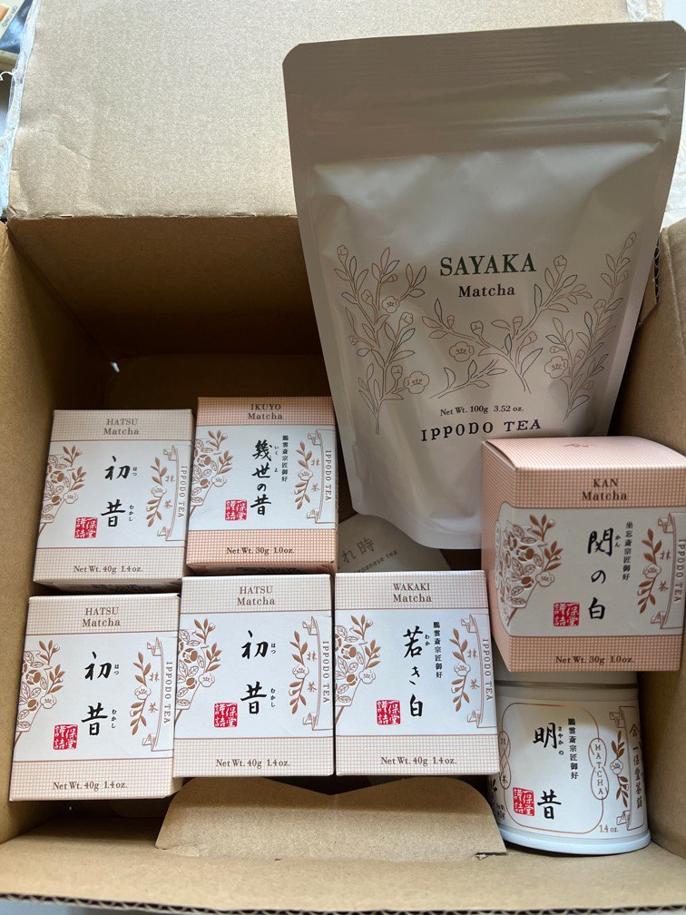 Just Arrived Ippodo Matcha( sayaka, kan, hatsu, wakaki and ikuyo ...