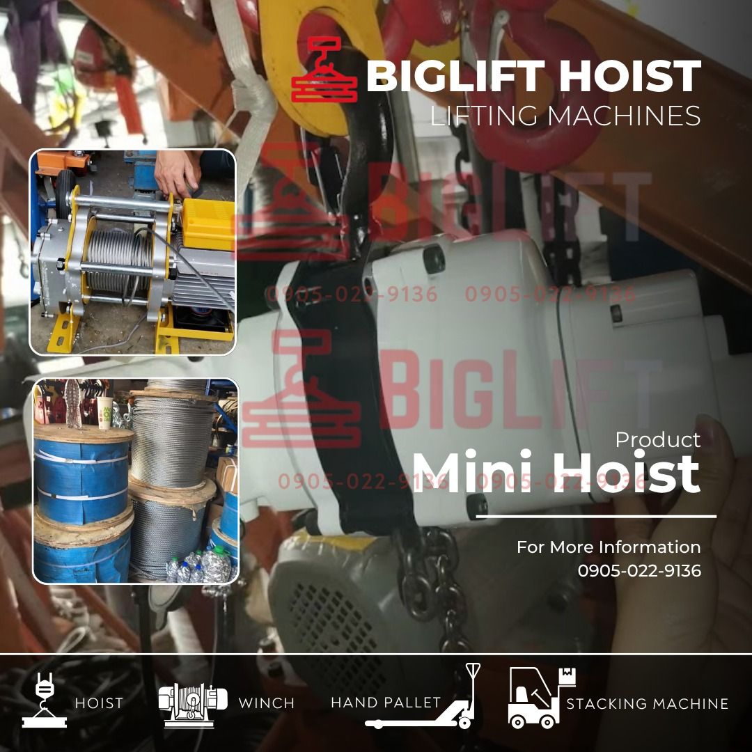 LeEasy Electric Hoist - Pull Block - Spliced Wire Rope, Everything Else ...