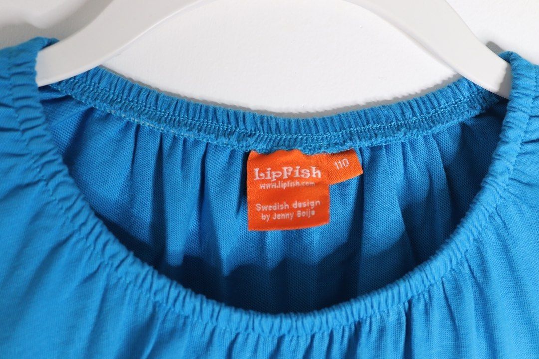 #33 LipFish 110cm 5 Year Old Mermaid Blue Off Shoulder Dress Baby Girl ...