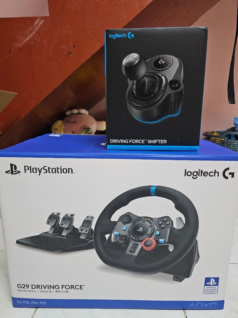 Logitech G29 with shifter, Video Gaming, Gaming Accessories ...
